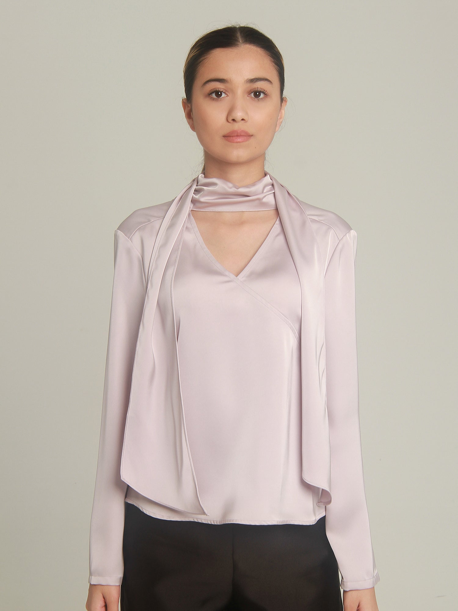 Sylvie Long Sleeve Sash Top – RAEA